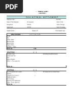 Full & Final Settlement Format Template | PDF | Salary | Payroll
