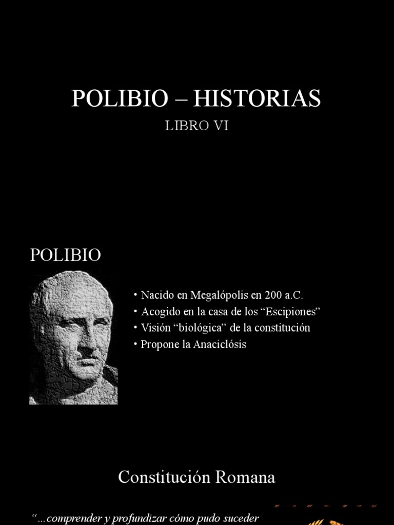 Polibio Historias VI | PDF | Roma antigua | Esparta