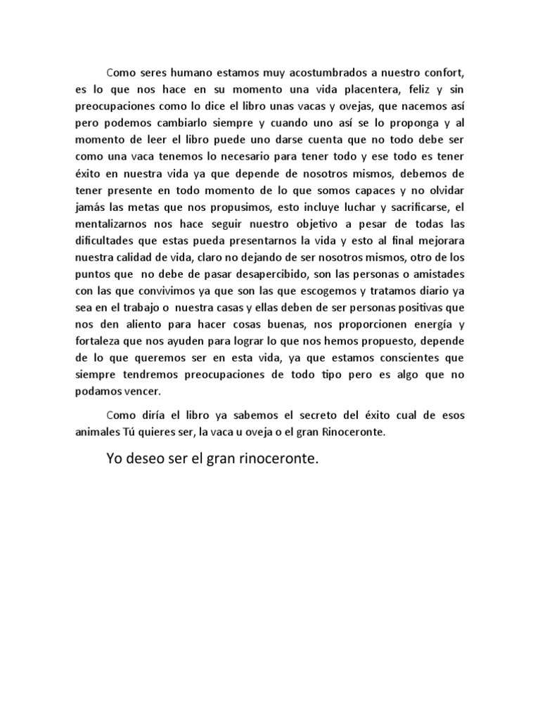 El Rinoceronte | PDF