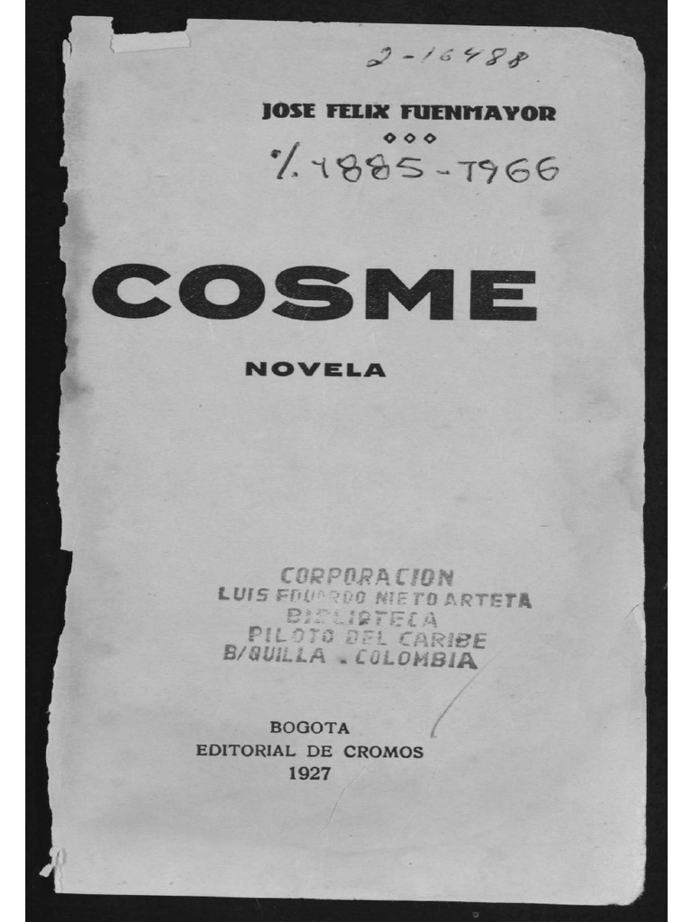 José Félix Fuenmayor - Cosme | PDF