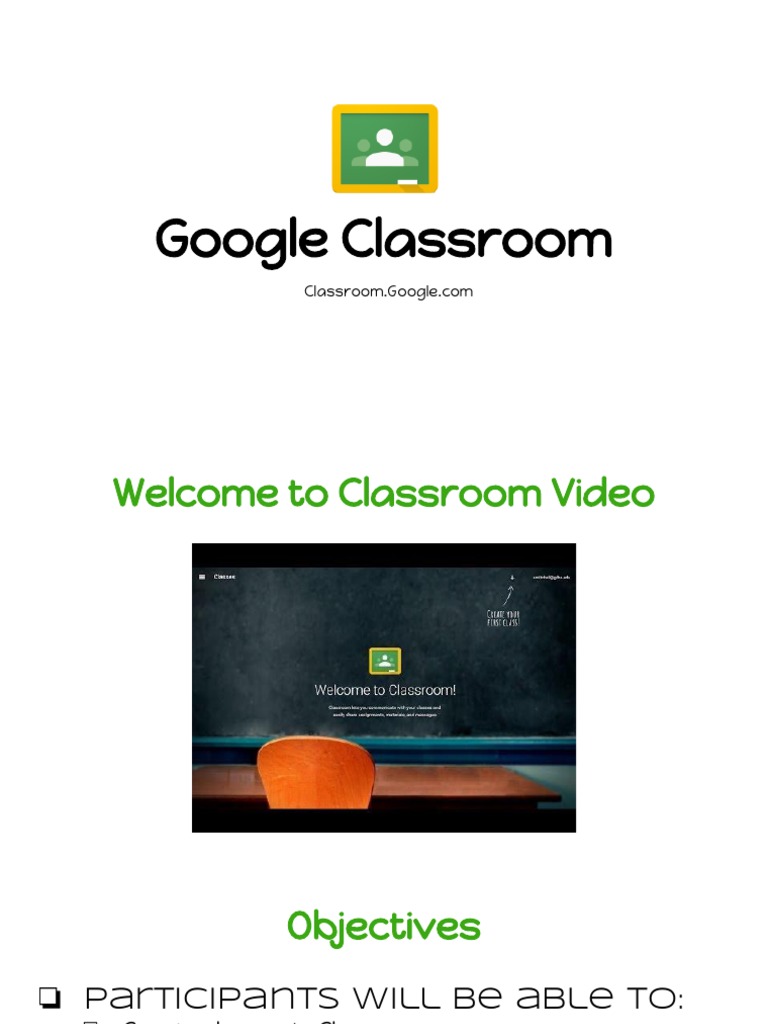 Introduction Google Classroom PDF | PDF | Software | Computing