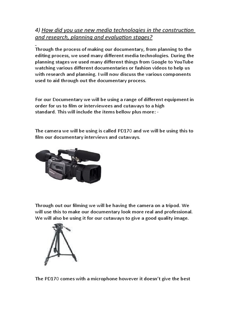 Evaluation 4 | PDF | Blog | Documentary Film