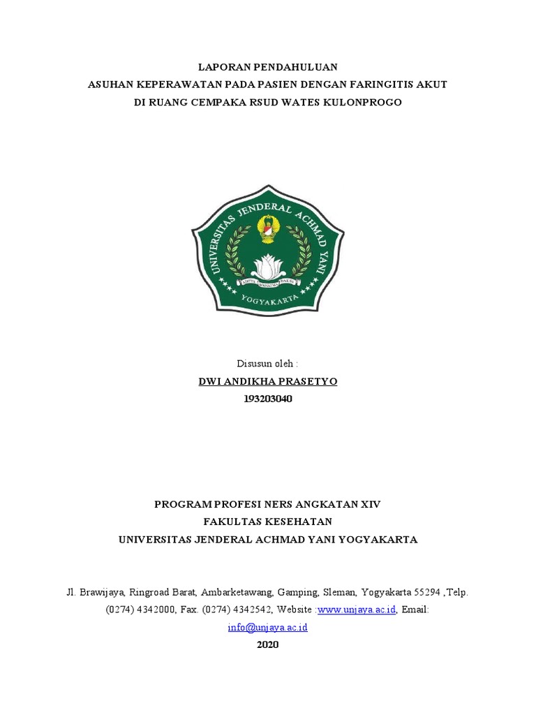 Asuhan Keperawatan Faringitis Akut | PDF