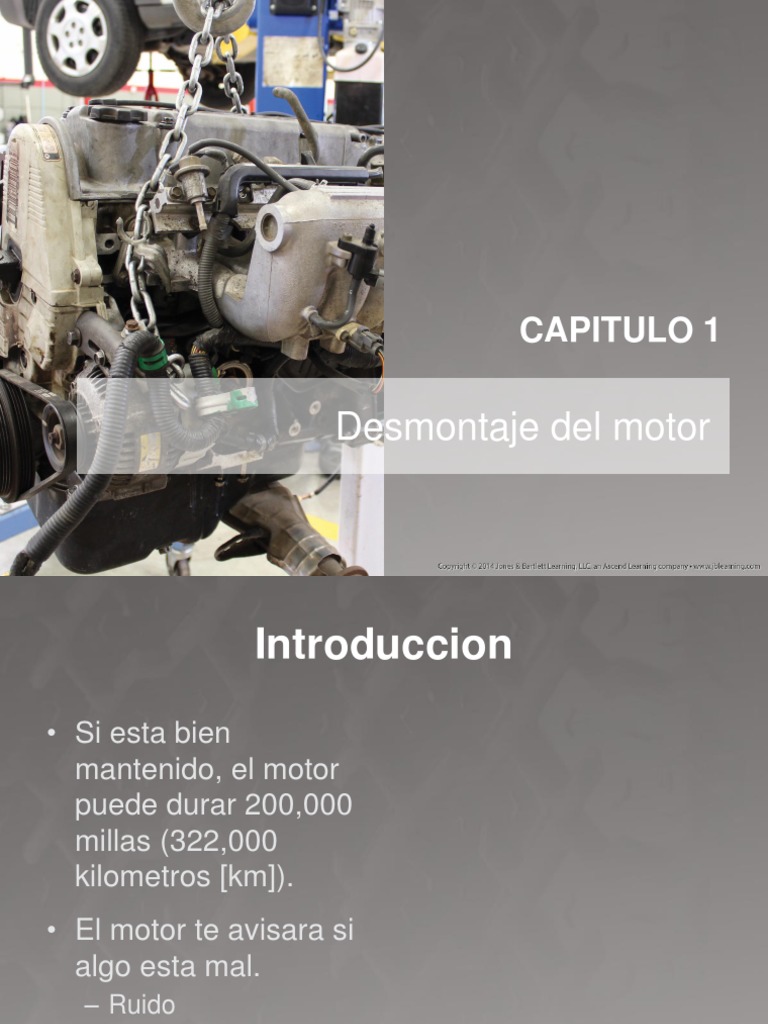 Desmontaje Del Motor | PDF | Vehículos | Vehículo de motor