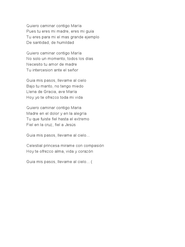 Contigo María | PDF