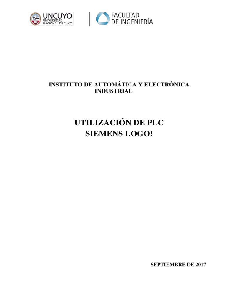Guia de PLC Logo - r1 | PDF | Controlador lógico programable | Scada