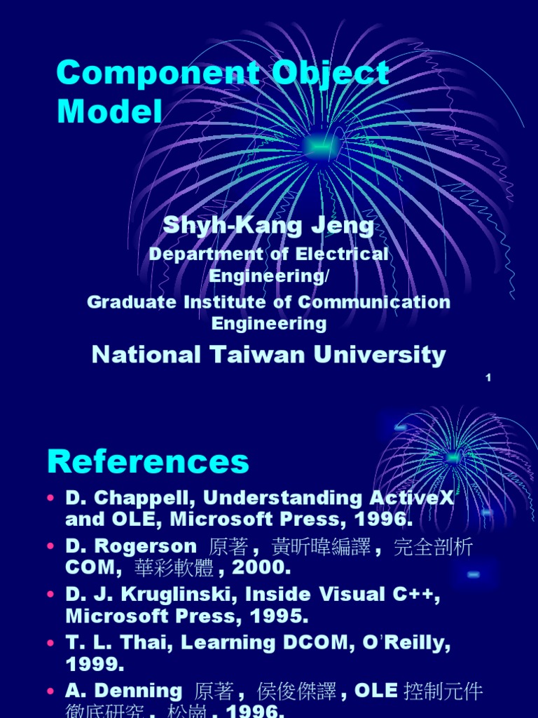 Component Object Model: Shyh-Kang Jeng | PDF | Component Object Model ...