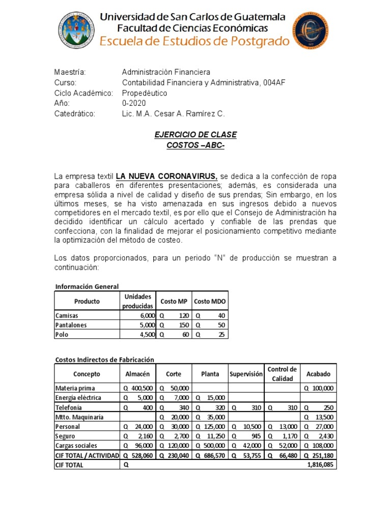 Solucion ABC | PDF | Business | Energía y recursos Solucion ABC | PDF | Business | Energía y recursos