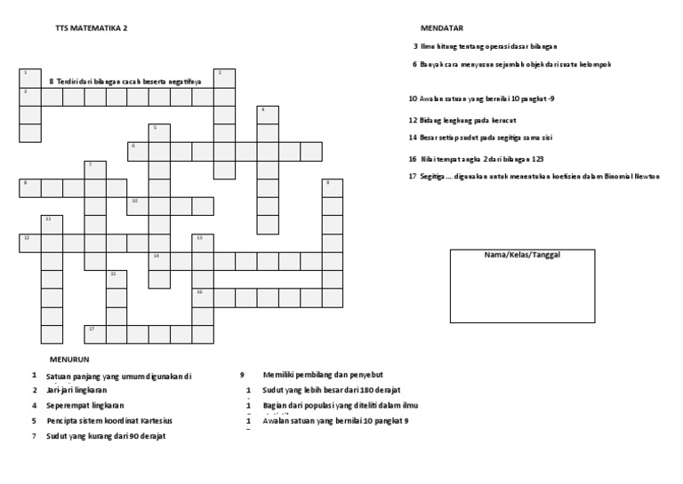 TTS Matematika 2 | PDF