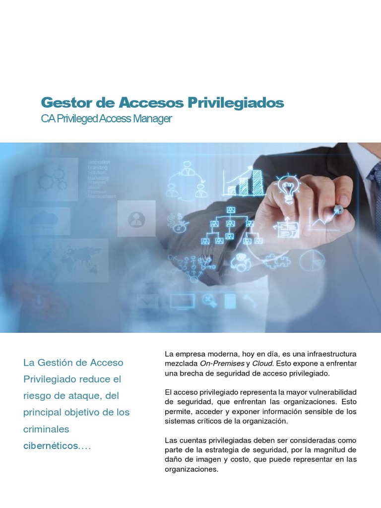 Gestión de Acceso Privilegiado CA PAM | PDF | Computación en la nube ...