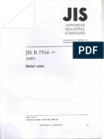 Jis 7516 B (2005) | PDF