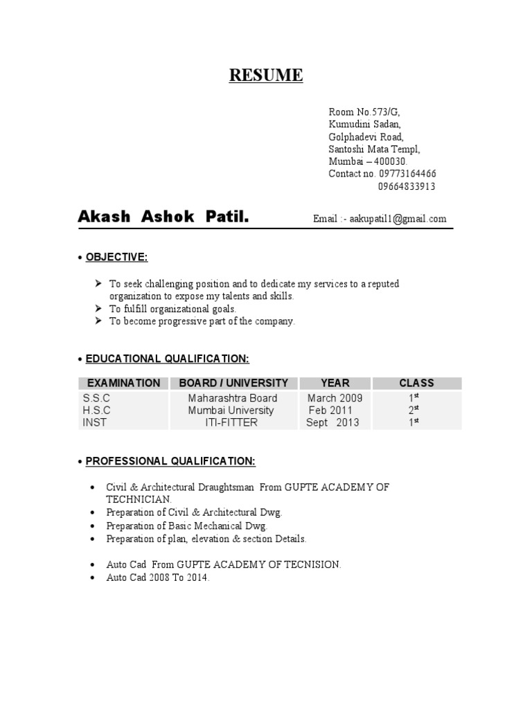 Akash Patil Resume | PDF
