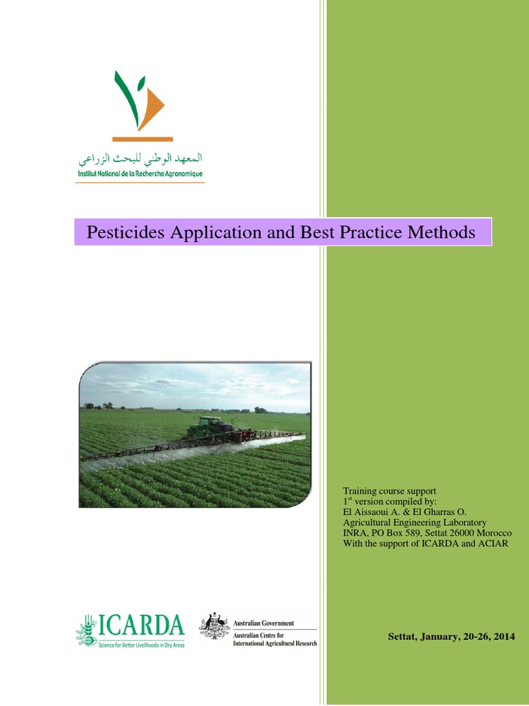 Pesticide Application Best Practices Training | PDF | Herbicide | Pesticide