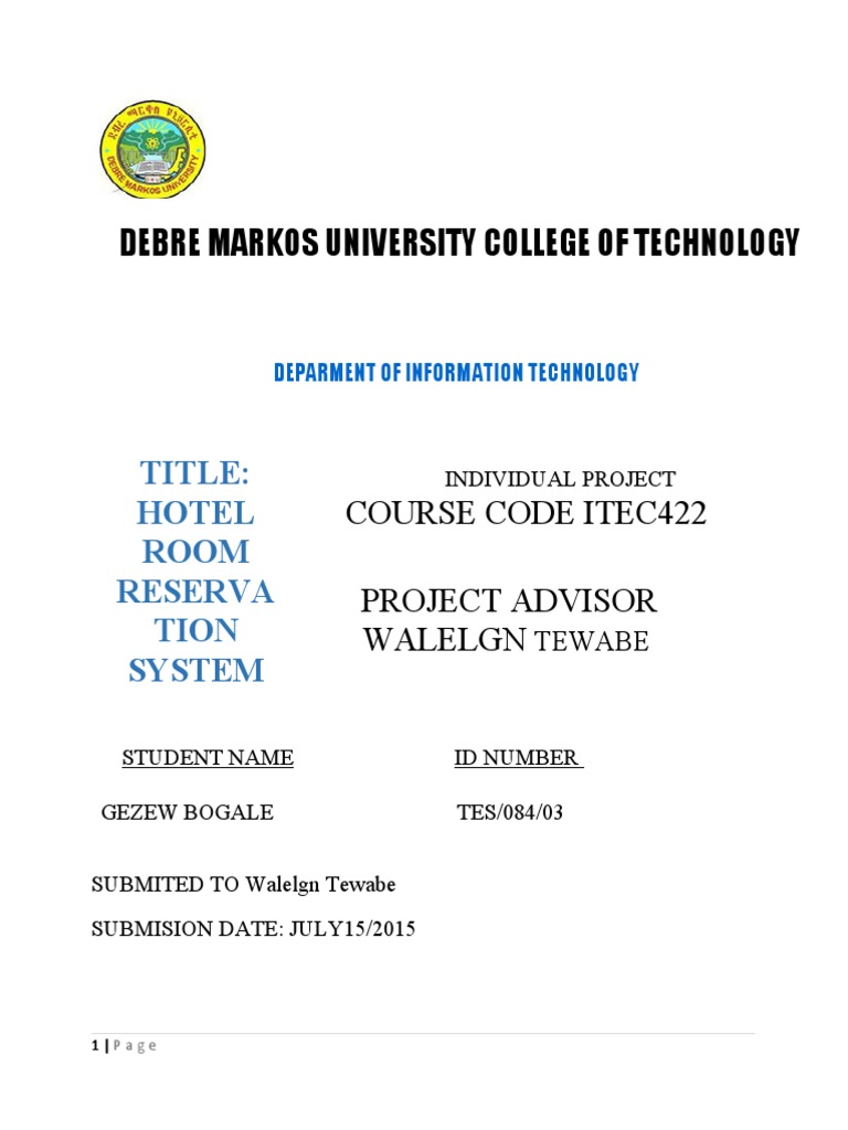 Hotel Reservation System | PDF | Php | Html