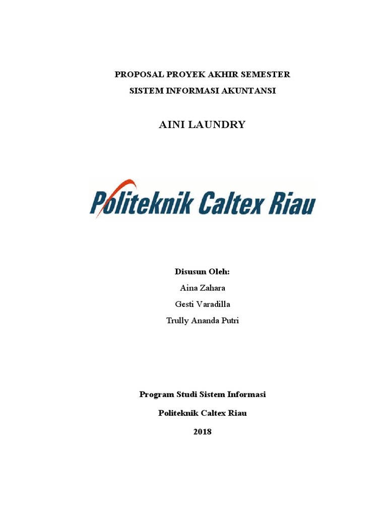 Template Proposal Proyek Akhir Semester Final | PDF
