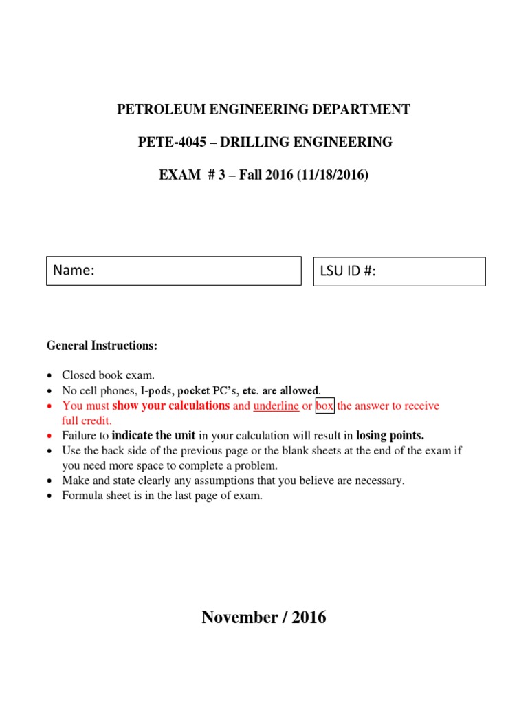 Drilling Questions and Solutions | PDF | Casing (Borehole) | Continuum ...
