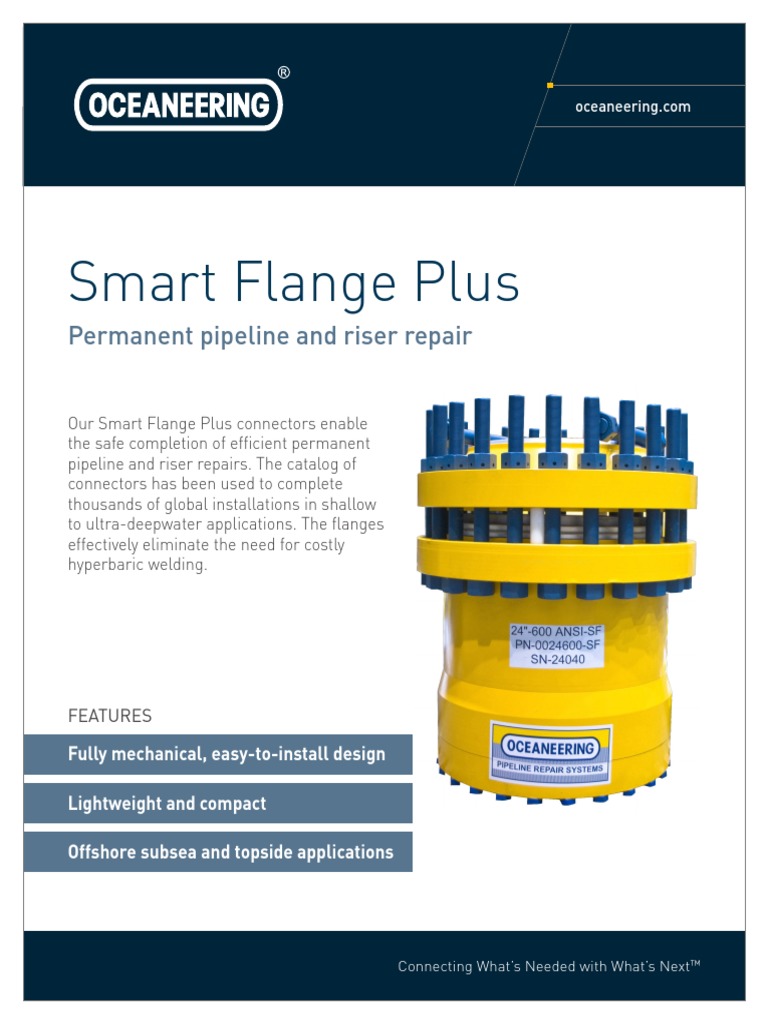 PRS Smart Flange Plus Connector PDF | PDF | Pipe (Fluid Conveyance ...