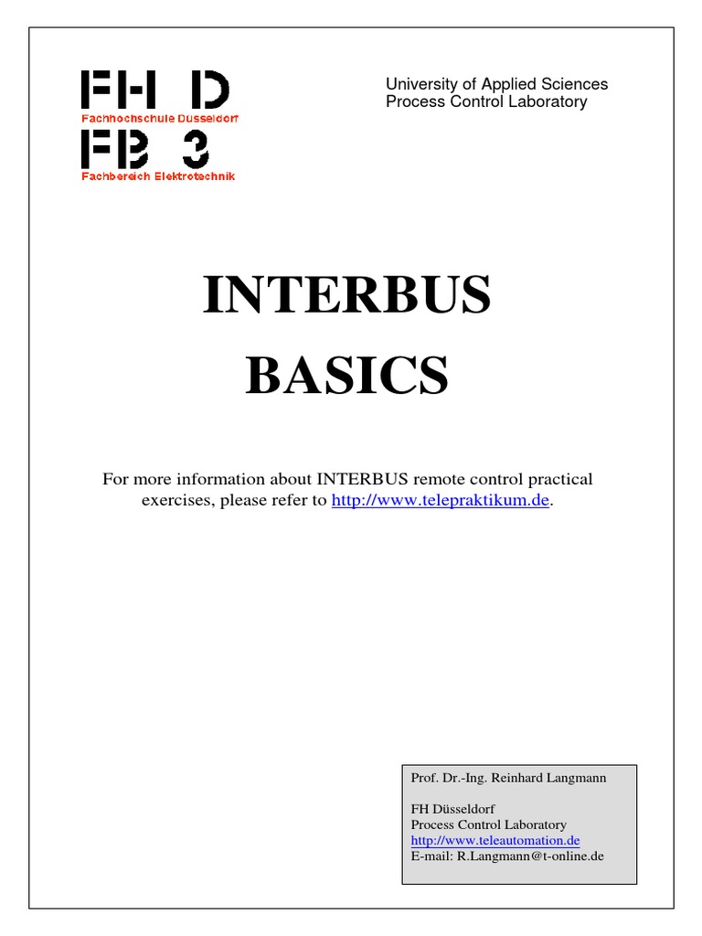 Interbus Basics PDF | PDF | Computer Network | Automation