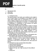 Specific Gravity Test of Bitumen (AASHTO T-228, ASTM D-70) Object: To ...