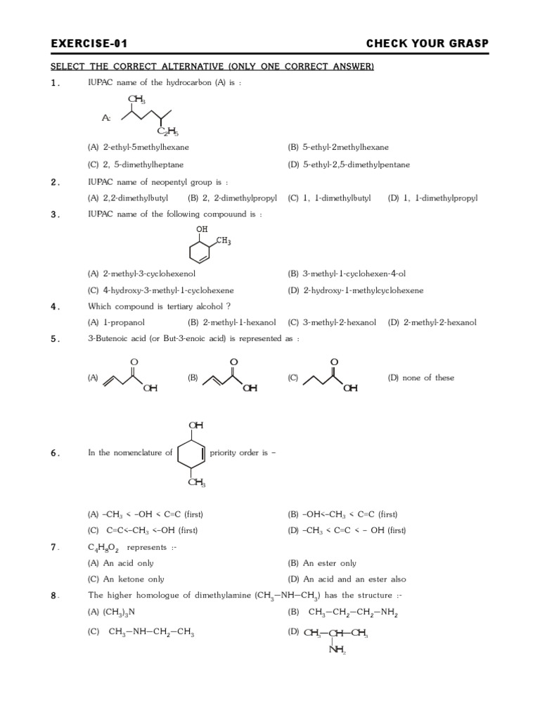 Decoding Organic Chemistry Nomenclature: An Analysis of IUPAC Name ...
