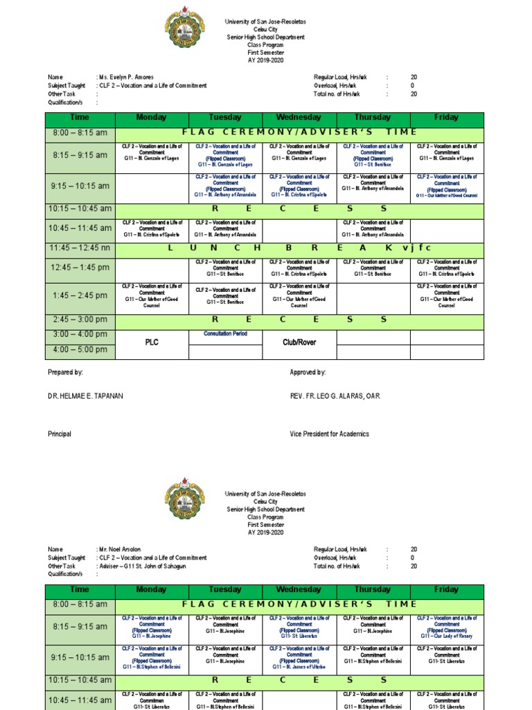 CLF Cluster Teachers Program Second Semester A.Y 2019 2020 | PDF ...
