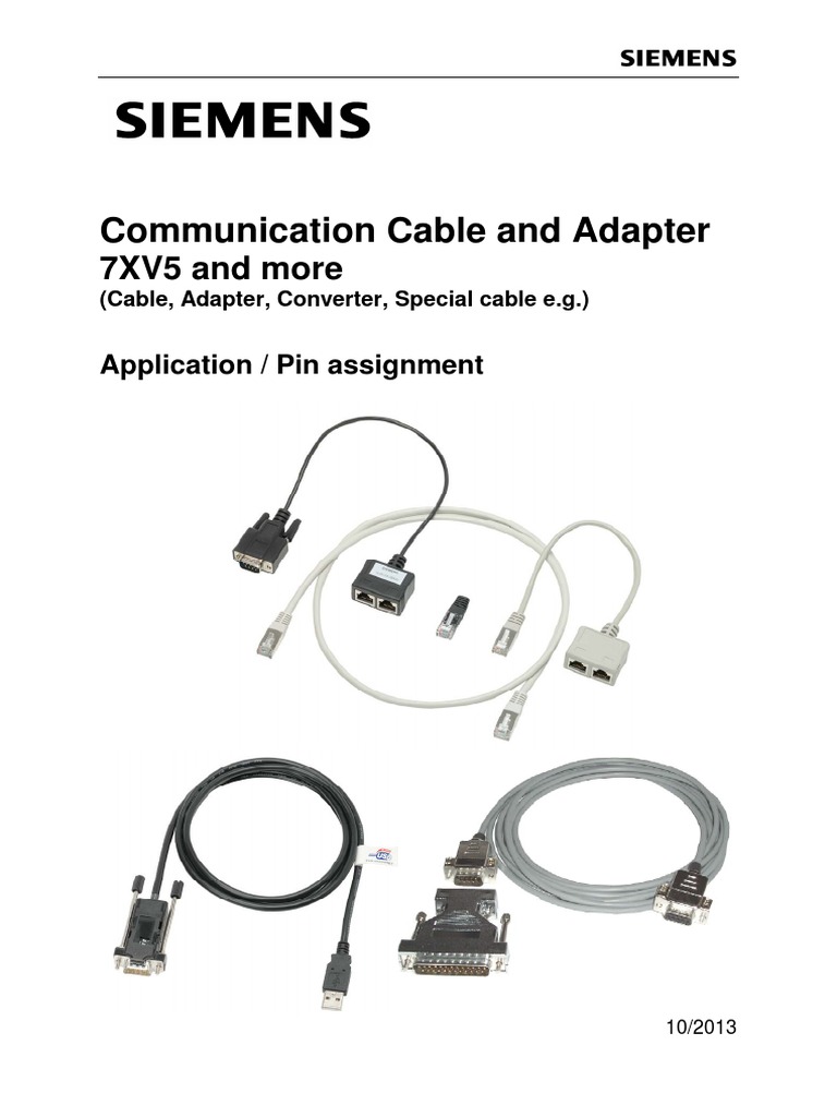 Manual Communication Cable Adapter 1310 en PDF | PDF ...