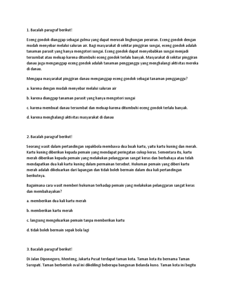 Eceng Gondok: Gulma Pengganggu Danau | PDF