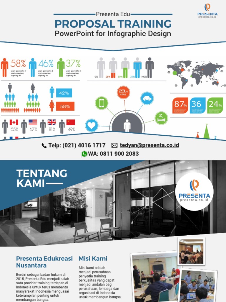 Proposal Training PowerPoint For Infographic Design | PDF | Seni