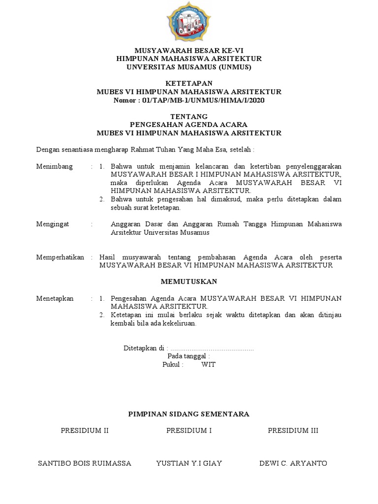 Surat Ketetapan | PDF