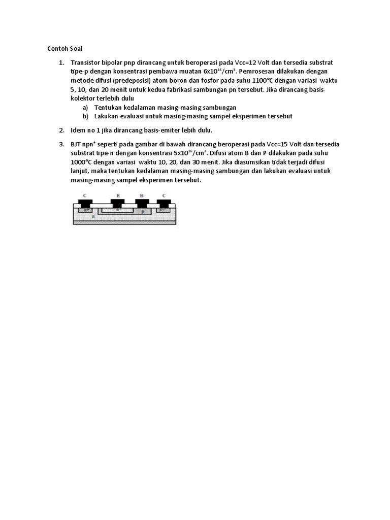 Contoh Soal BJT | PDF