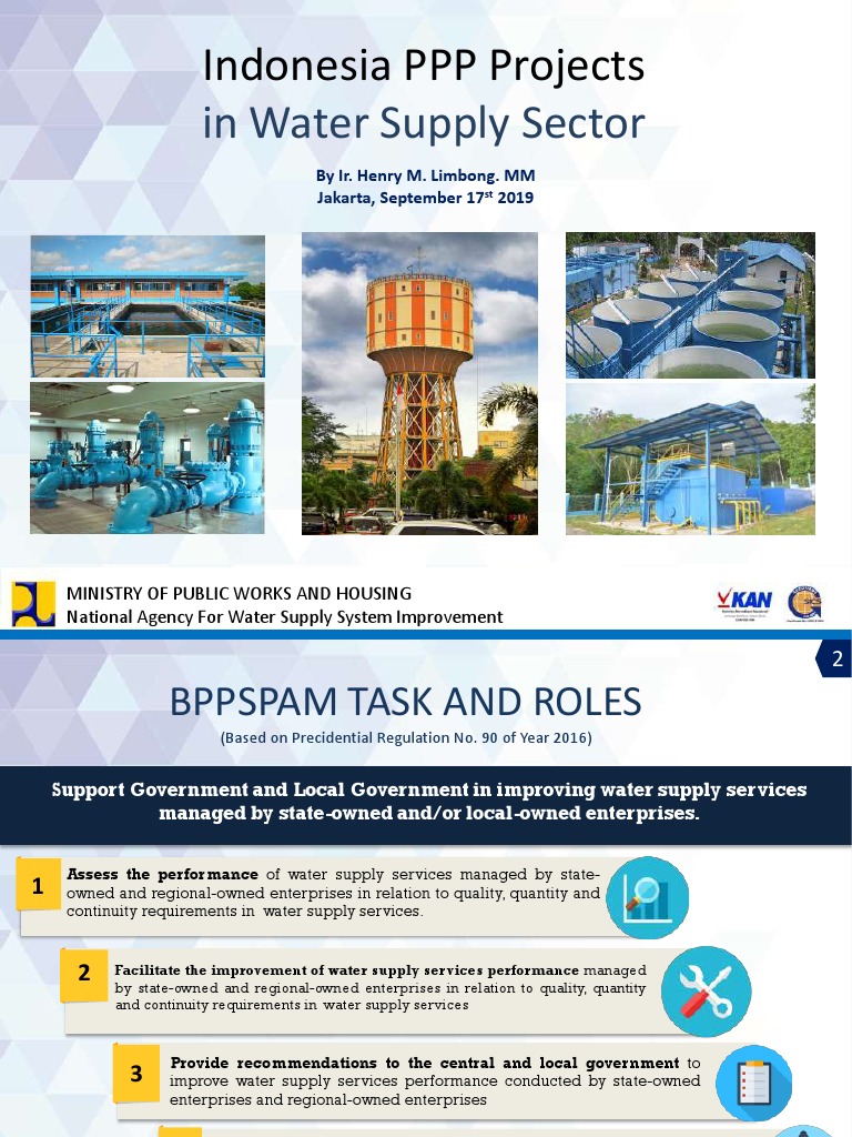 Indonesia PPP Projects in Water Supply 2019 | PDF | Public–Private ...