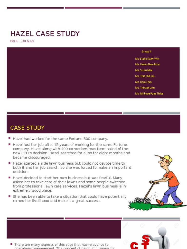 Hazel Case Study | PDF | Innovation | Inventory