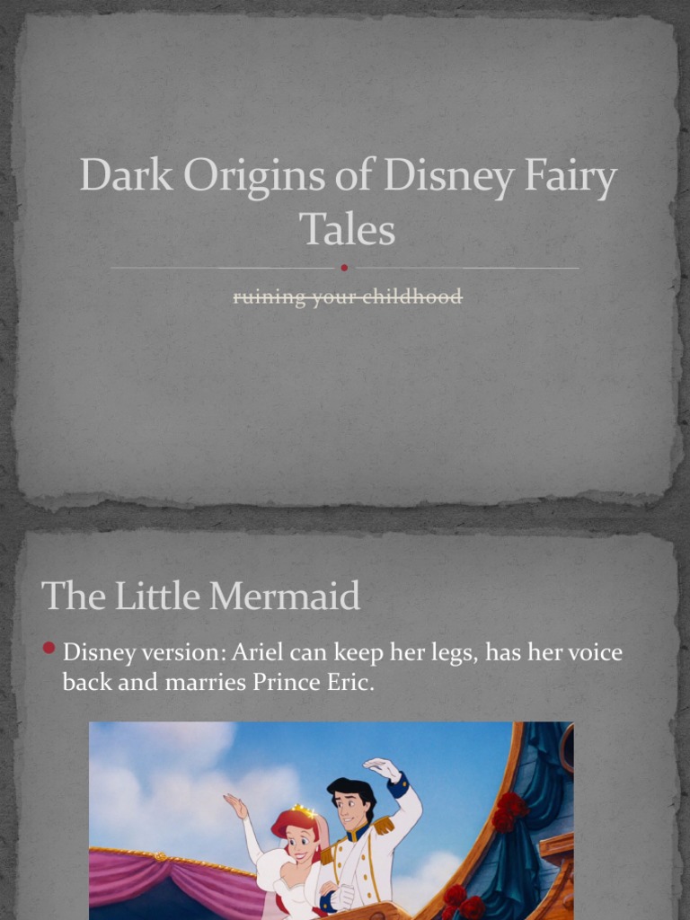 Dark Origins of Disney Fairy Tales | PDF | Rapunzel | Cinderella