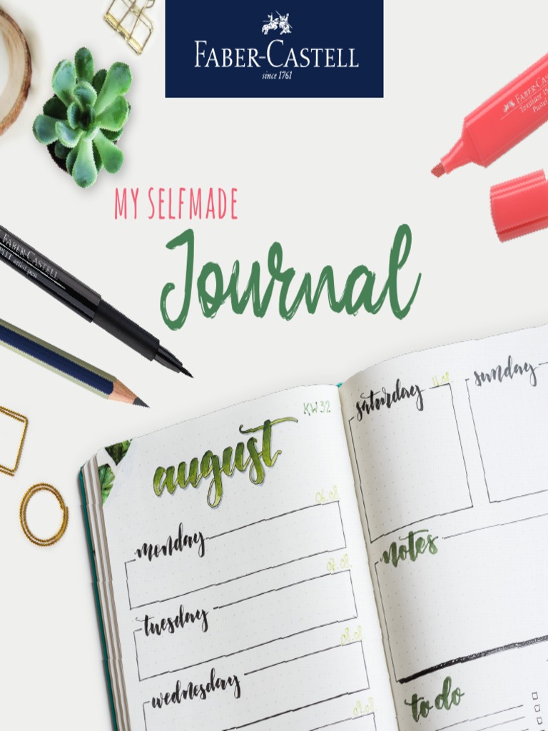 Faber Castell Bullet Journal 01-24 Englisch PDF | PDF | Notebook | Writing
