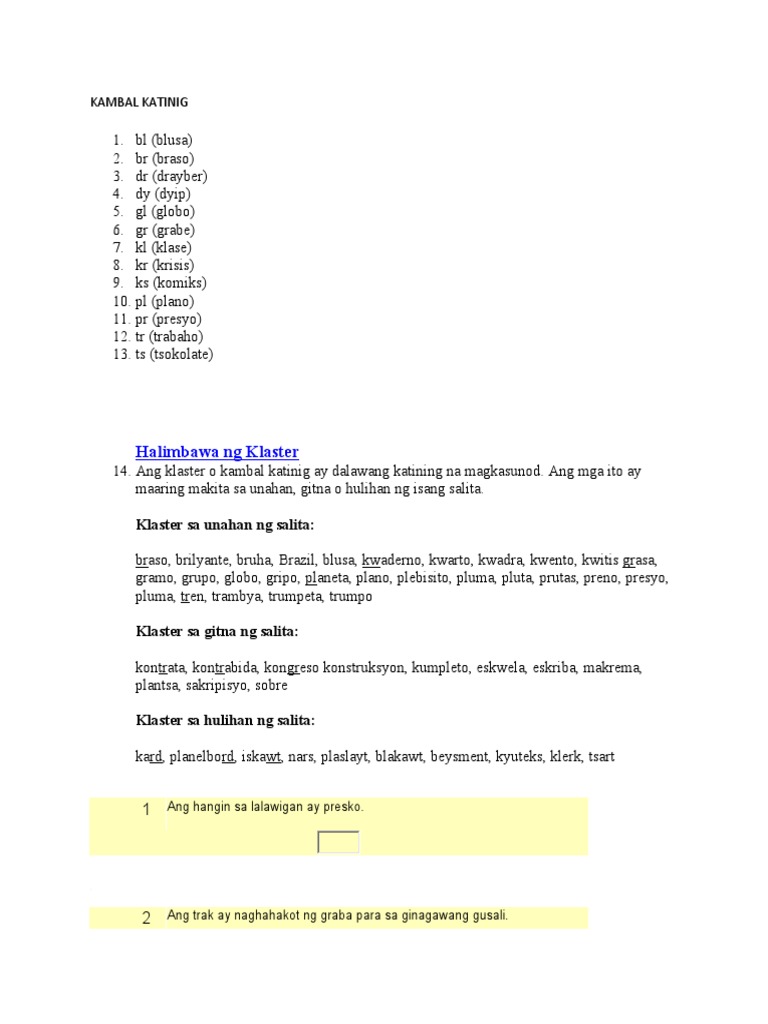 Kambal Katinig | PDF