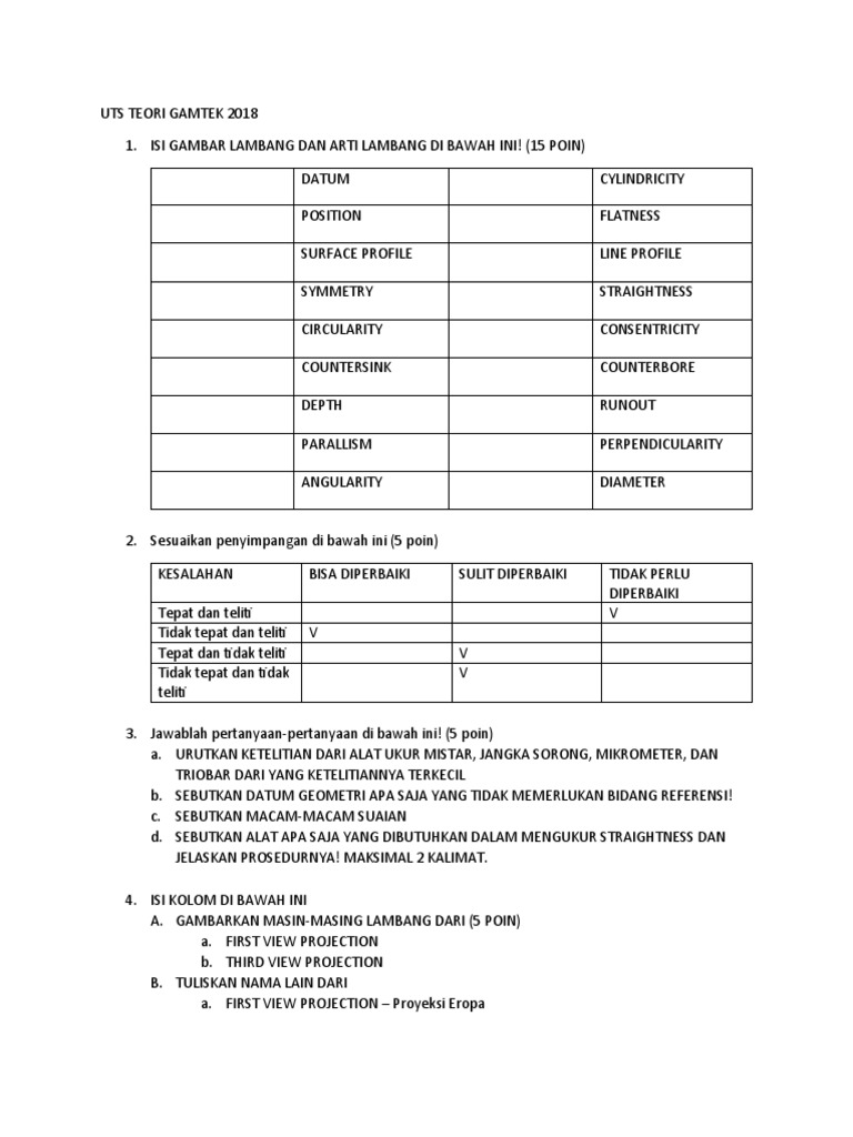Uts Teori Gamtek 2018 | PDF