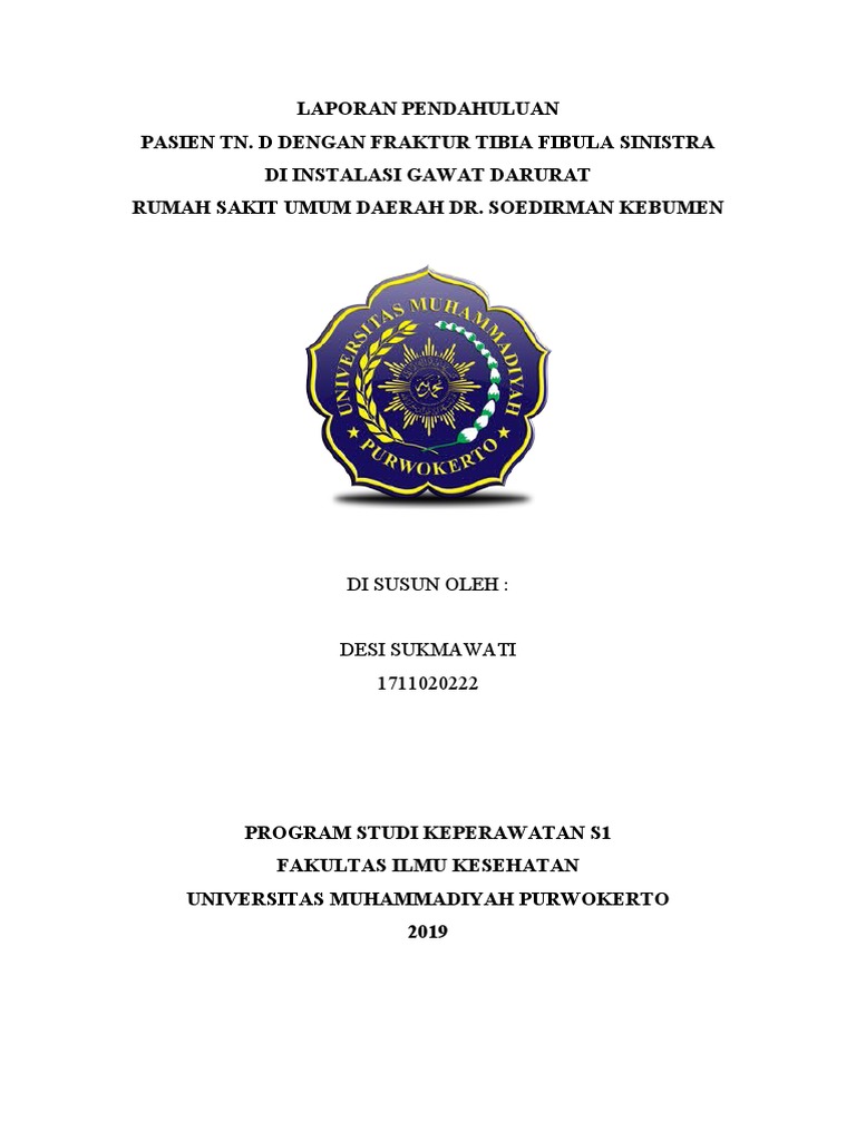 LP Gadar Fraktur Tibia RSDS | PDF