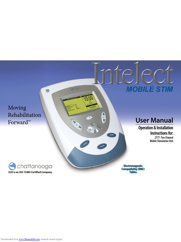 Intelect Mobile Stim 2777 PDF | PDF | Amplitude | Frequency