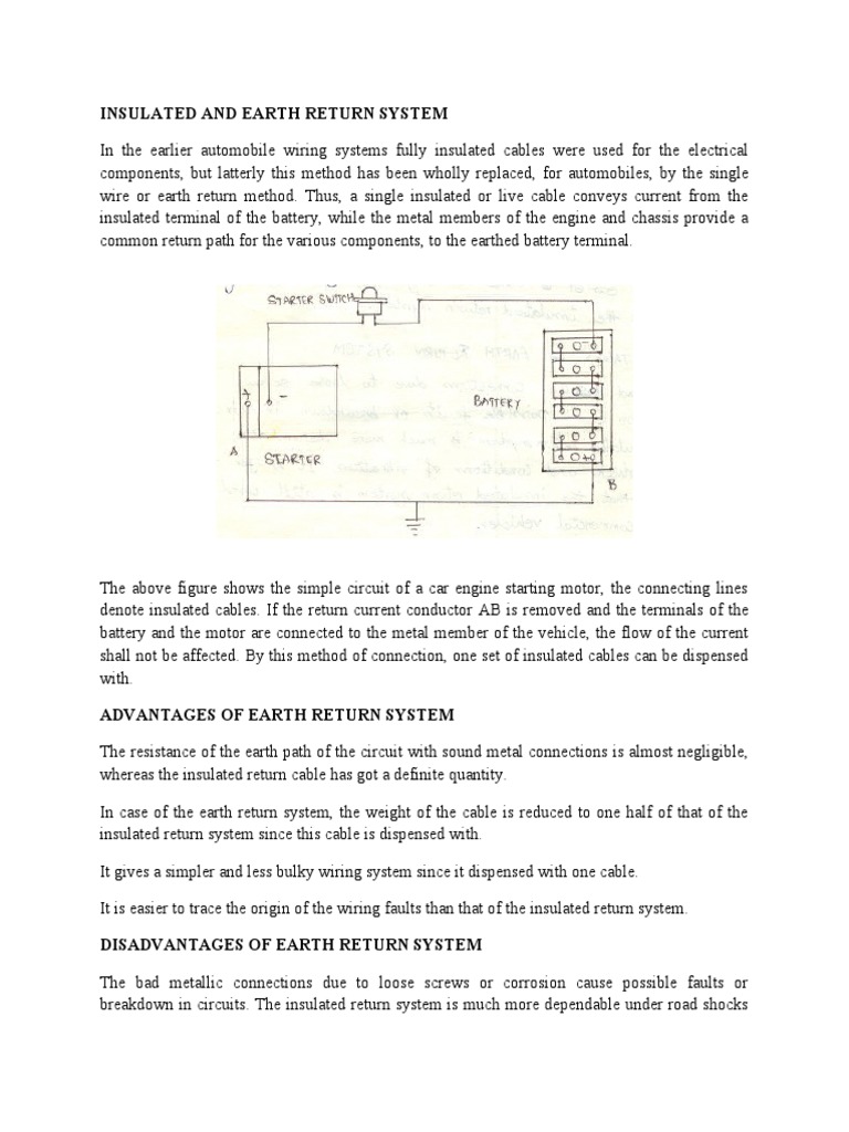 Advantages of Earth Return System | PDF | Science & Mathematics ...
