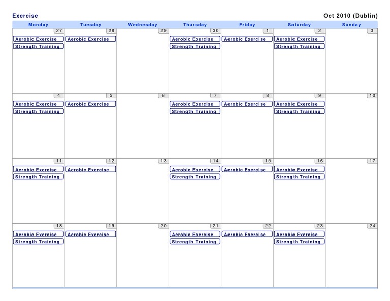 Physical Fitness Plan | PDF