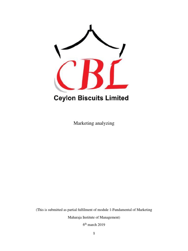 CBL Marketing Analysis Report | PDF | Brand | Marketing