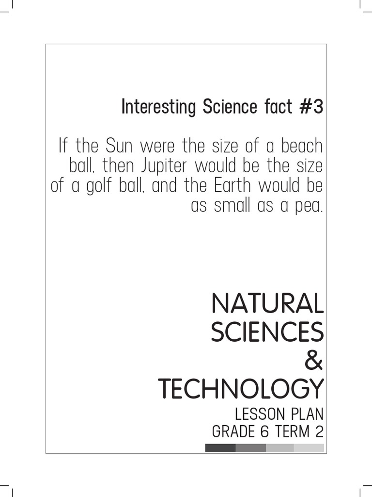 Grade 6 Natural Science Term 2 Plans | PDF | Gases | Liquids