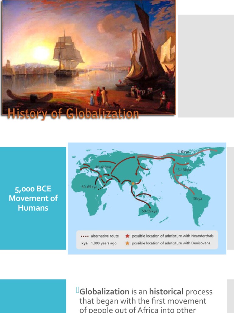 History of Globalization Timeline | PDF | Silk Road | Trade