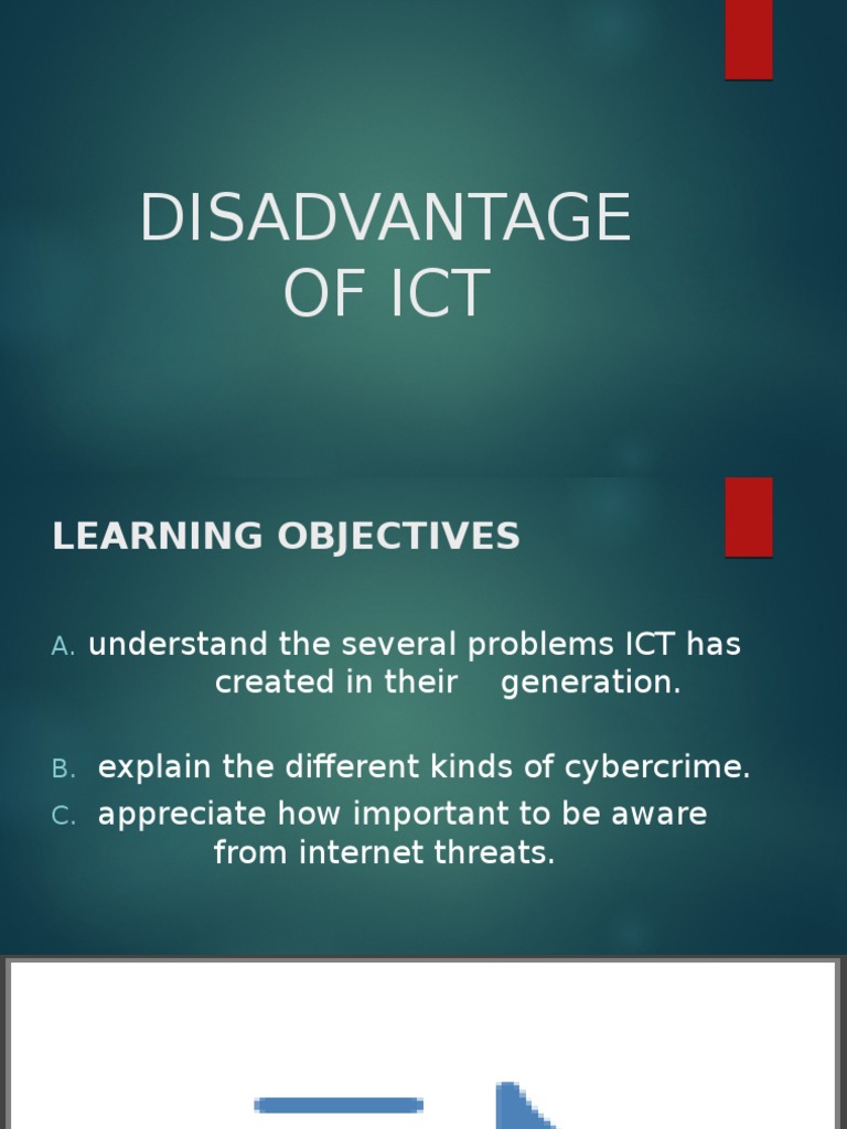 Disadvantage of ICT (Autosaved) | PDF | Extortion | Educational Technology