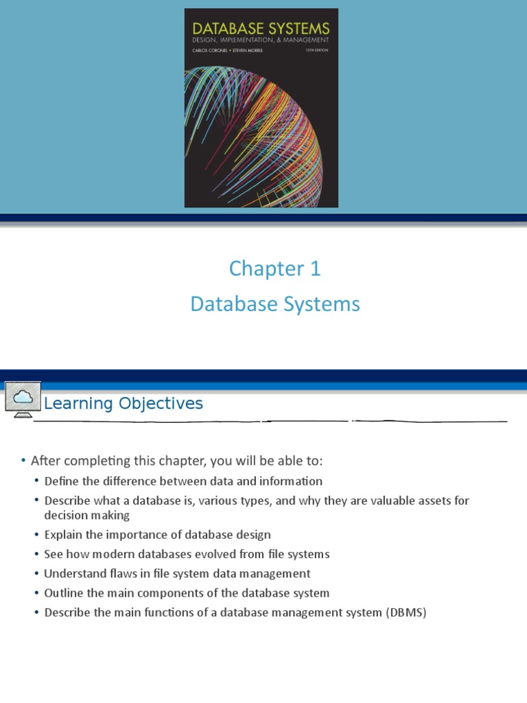 Coronel DatabaseSystems 13e ch01 | Download Free PDF | Sql | Databases
