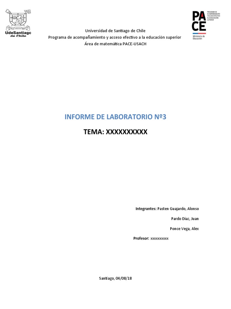 Informe de Mate | PDF