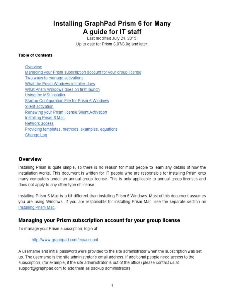 How To Install Prism 6 A Guide For IT People | PDF | Installation (Computer Programs) | Computer ...