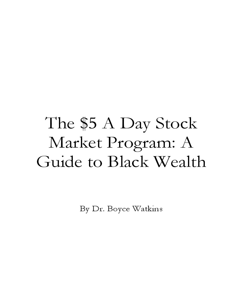 The 5 Dollar A Day Investing Plan PDF | PDF | Stock Market | Interest