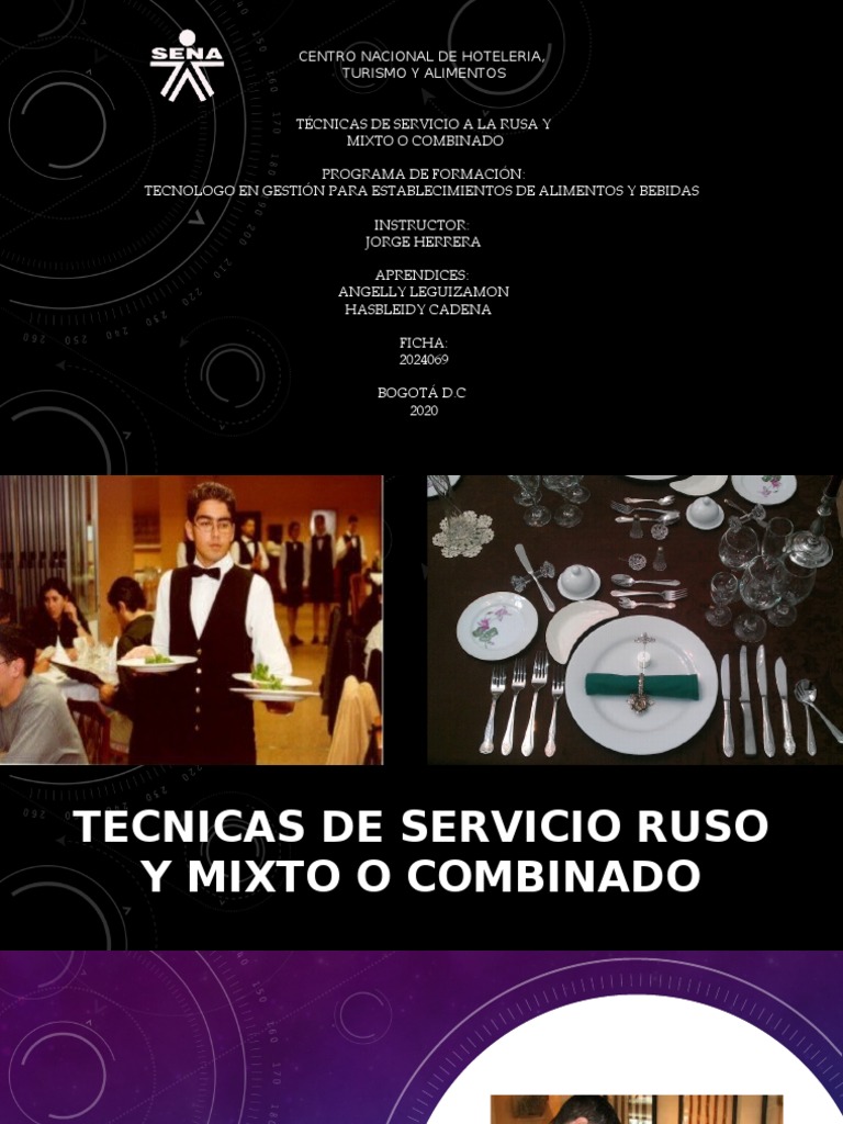Servicio A La Rusa y Mixto o Combinado | PDF | Cuchillería ...
