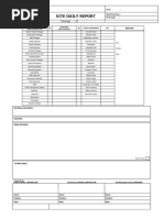 Daily Monitoring Report | PDF